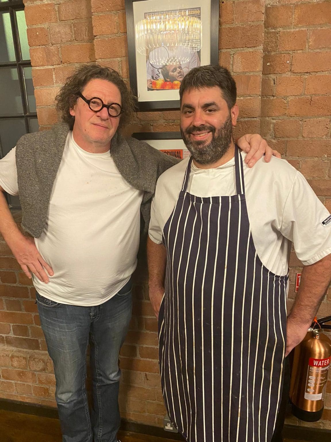 Marco Pierre White dines at his Swansea restaurant