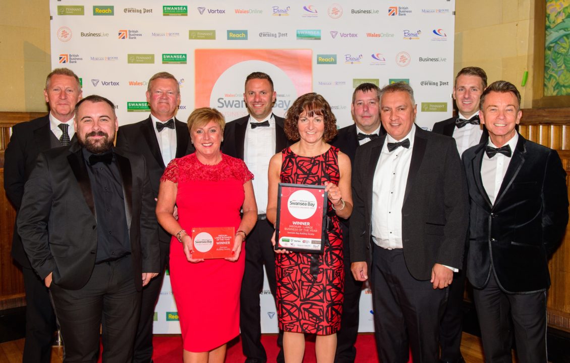 Swansea Building Society wins at business awards
