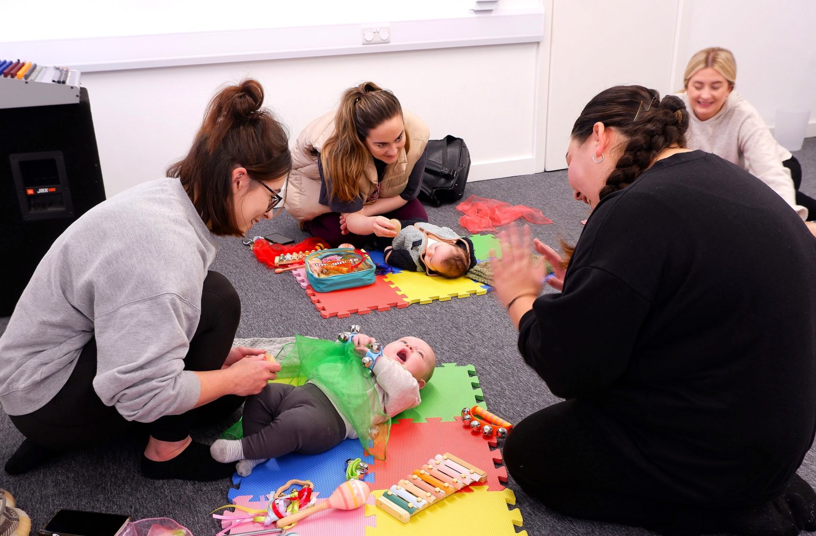 Parents and children jam with Wrexham Sounds at new sensory sessions