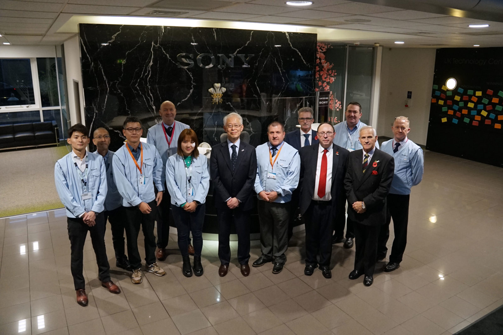 Japanese ambassador to the UK tours Sony UK TEC