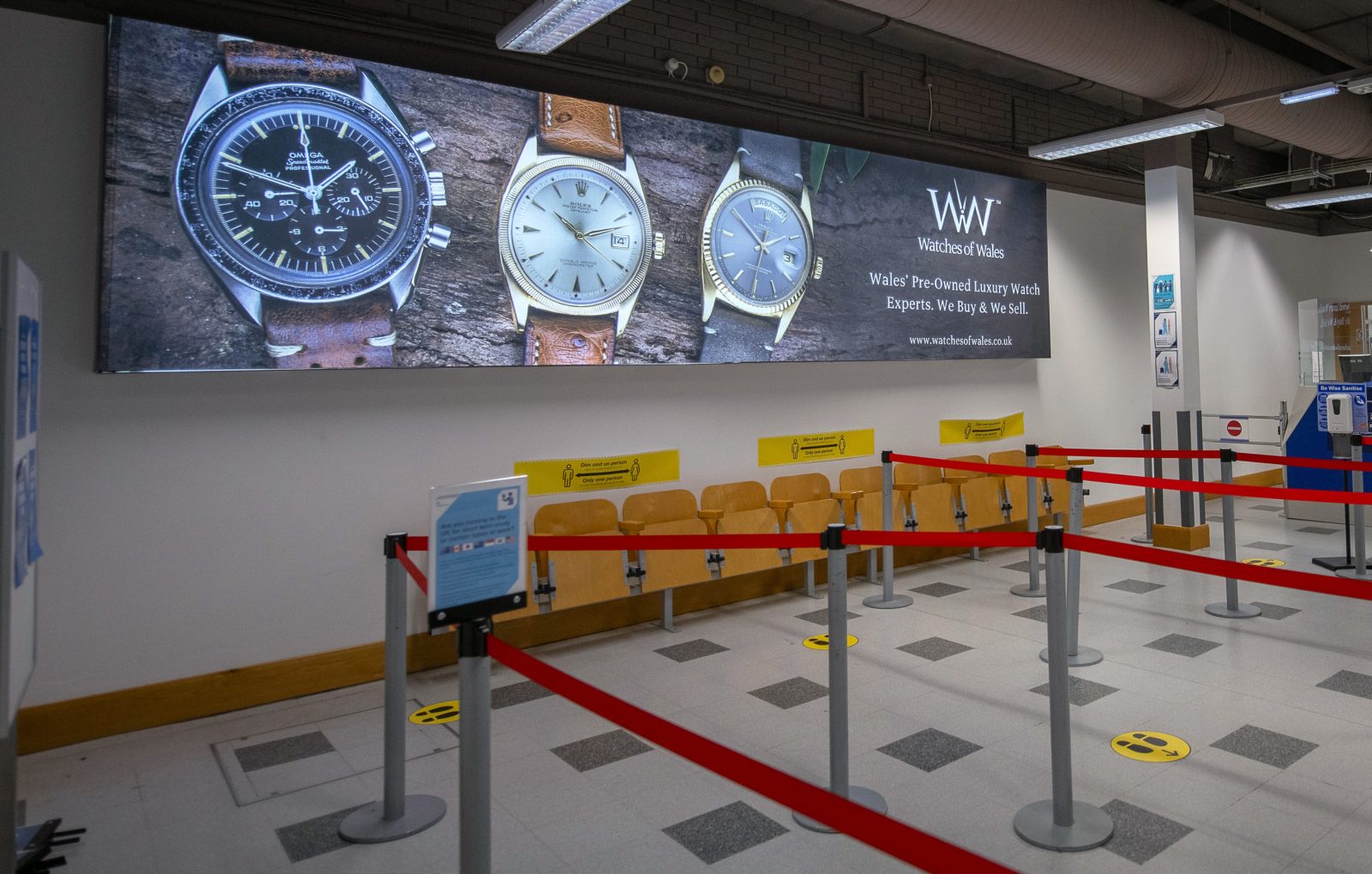 New digital signage helps Watches of Wales take flight