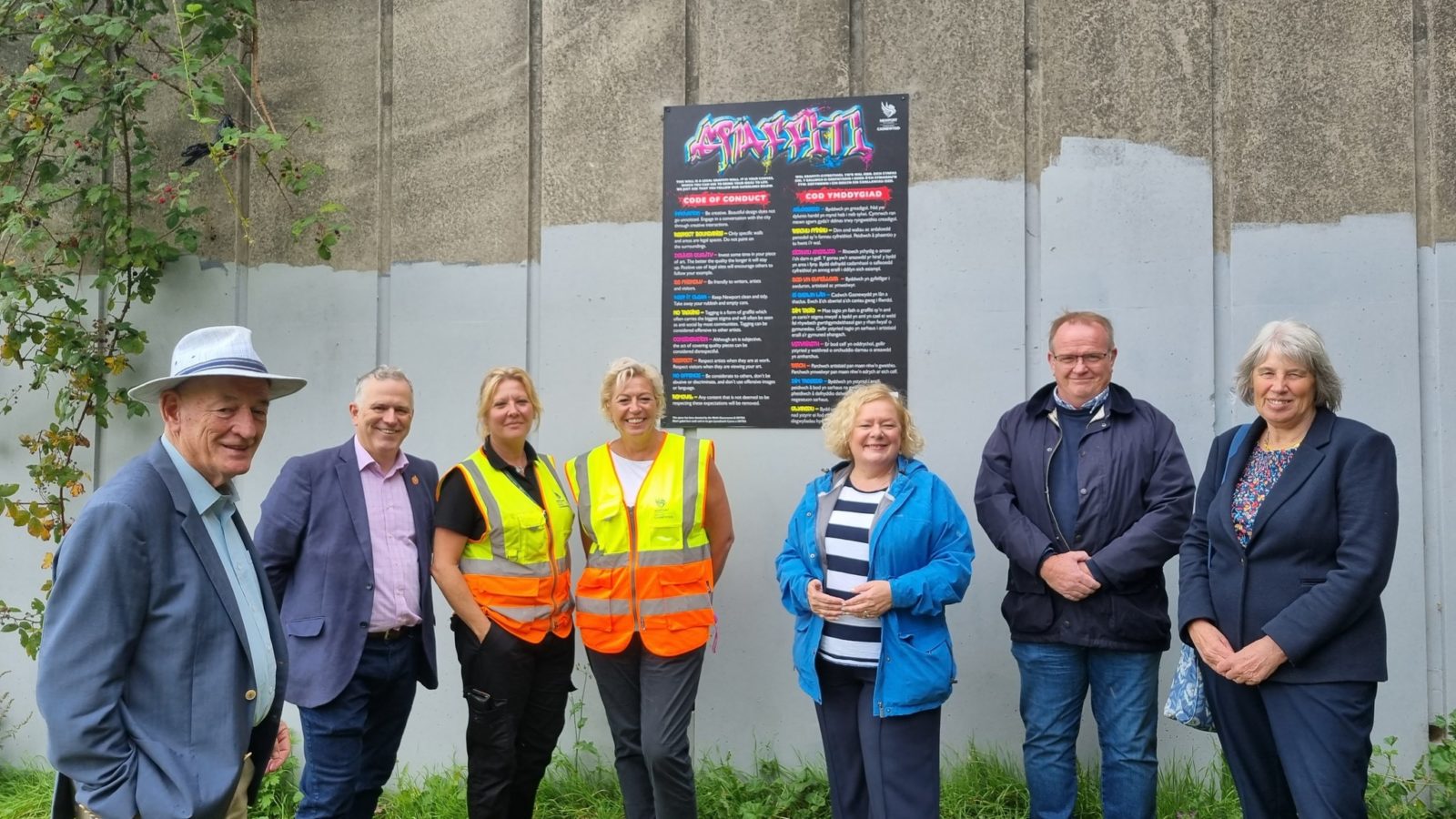 Dedicated graffiti wall opens at Newport park