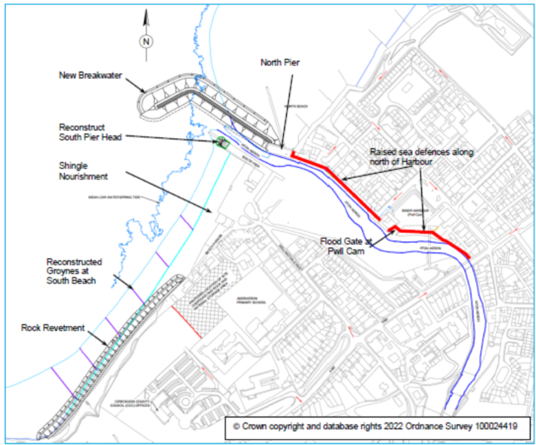 Funding secured for Aberaeron Coastal Defence Scheme