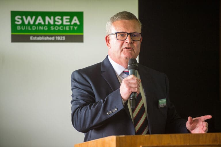 Swansea Building Society chief marks 25 years with £25,000 charity fund