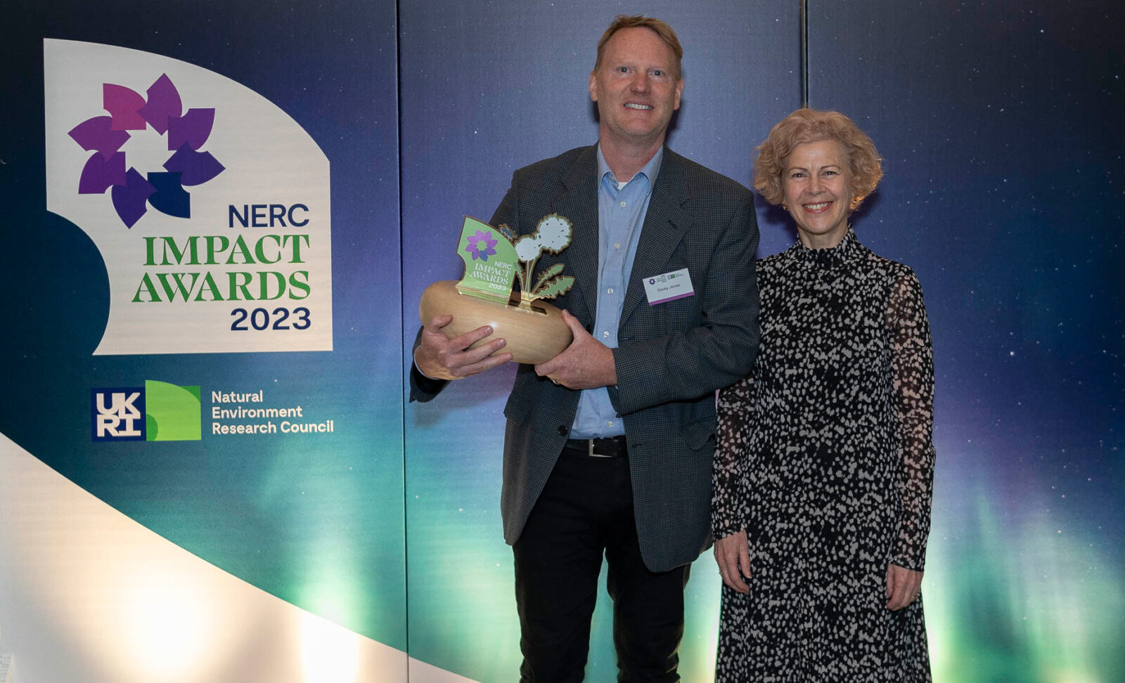 Bangor University scoop Overall Impact Award at NERC Impact Awards 2023