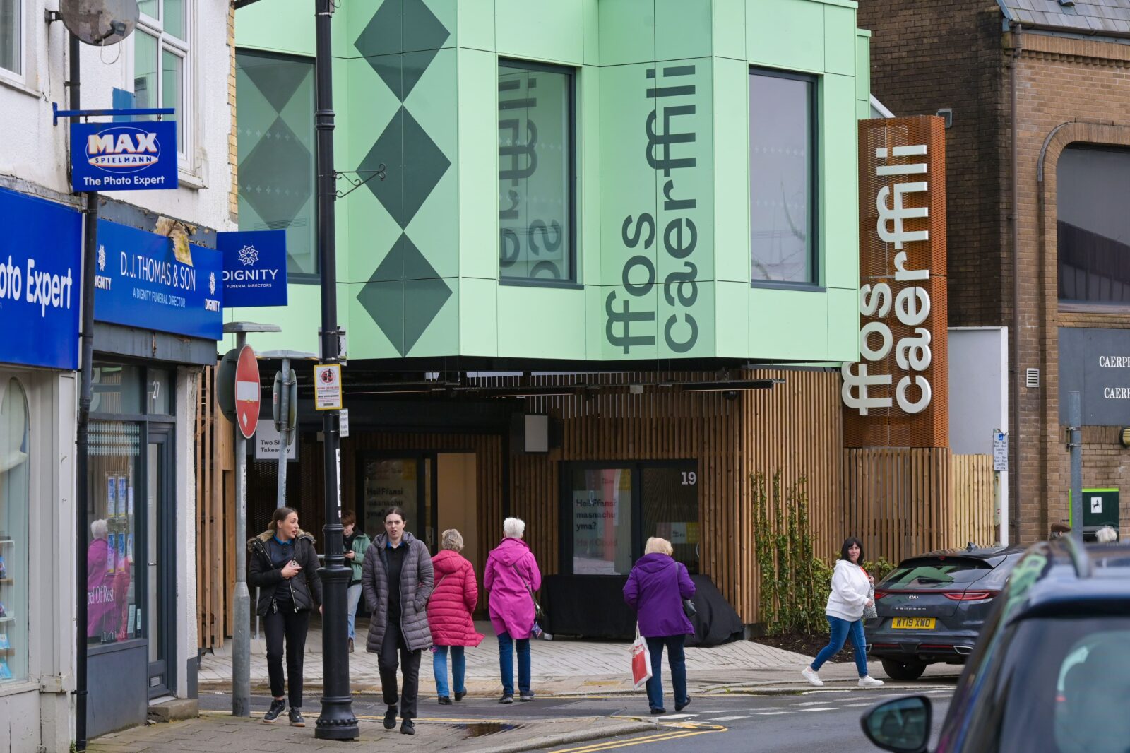 Caerphilly’s shipping container-style market opens to the public