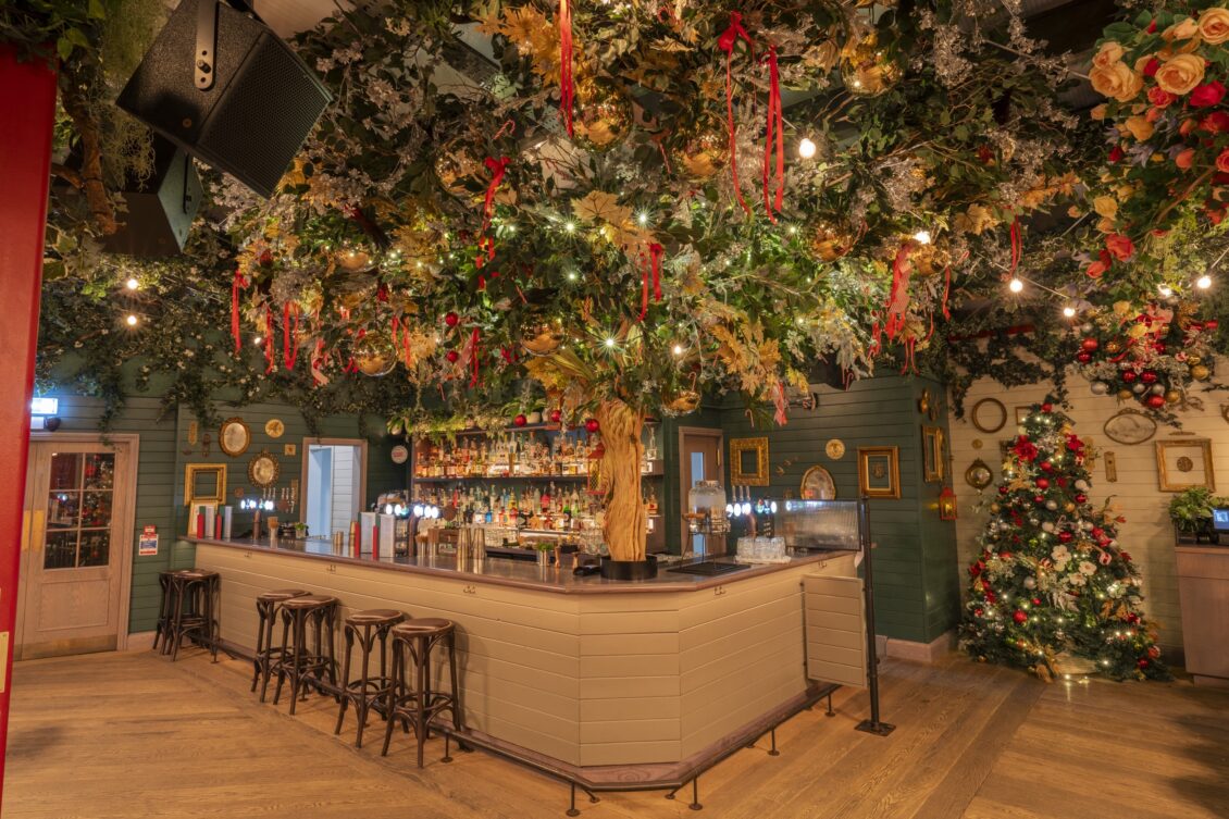 Flight Club Cardiff Transforms Its Roof Terrace Into a Winter Paradise