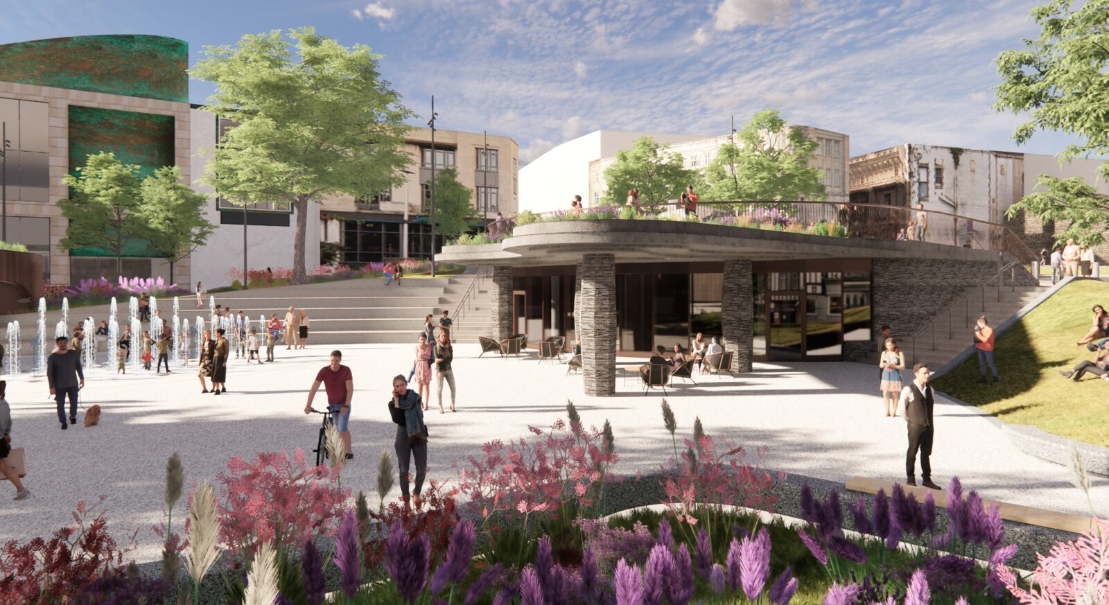 First look at artist impressions of Swansea’s new Castle Square