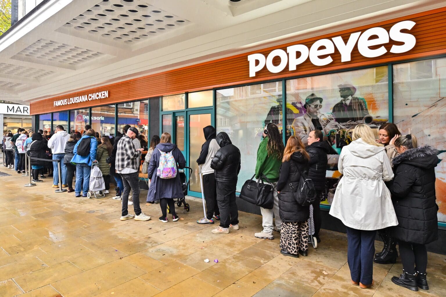 Popeyes opens in Swansea as fans queue overnight for chicken