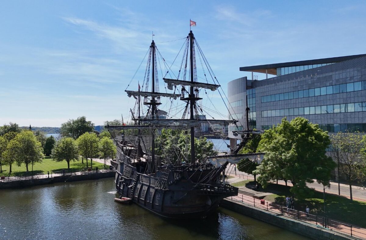Explore life at sea aboard 17th century galleon visiting Cardiff